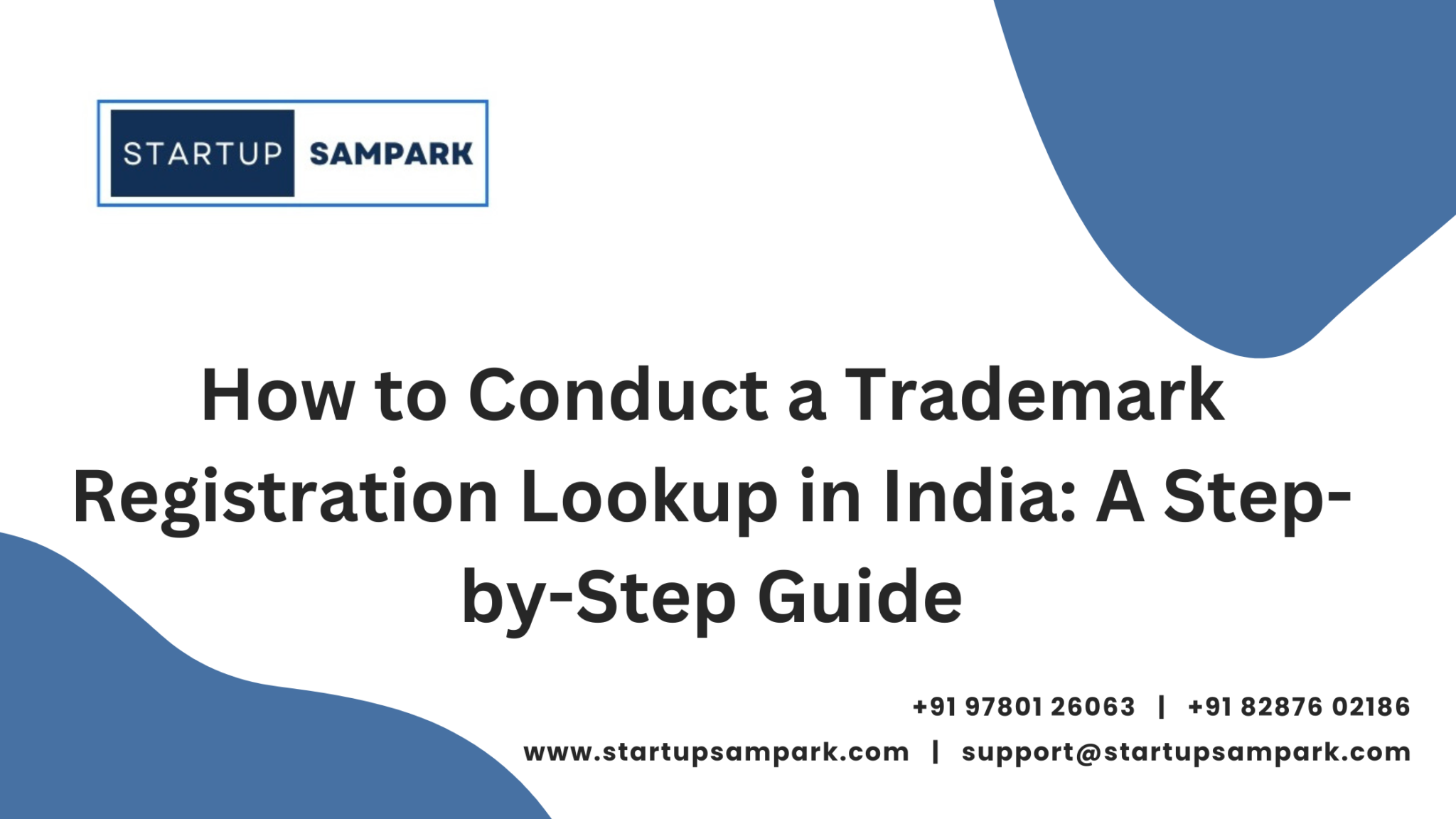 How to Conduct a Trademark Registration Lookup in India - STARTUP SAMPARK BLOG